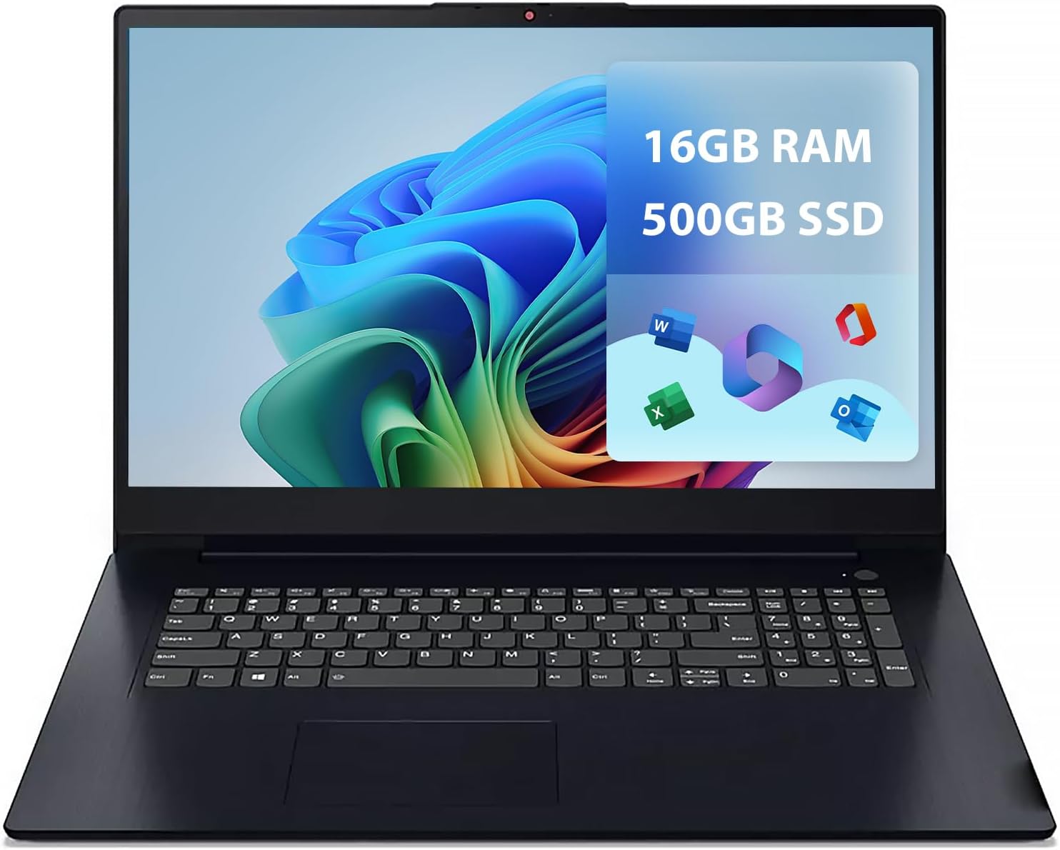 New lenovo 17 inch laptop, 20GB, 512GB SSD, Office, Win 11 Pro